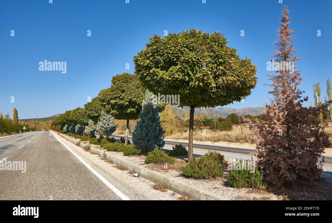 Denizli Province, turkish roads Stock Photo - Alamy