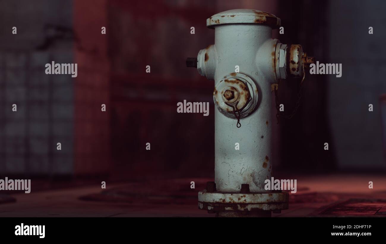 Fire hydrant in small town Stock Photo - Alamy