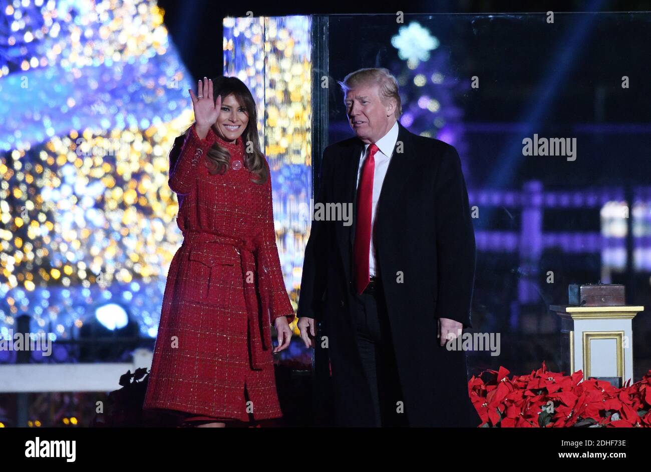 Melania trump at christmas hi-res stock photography and images - Alamy