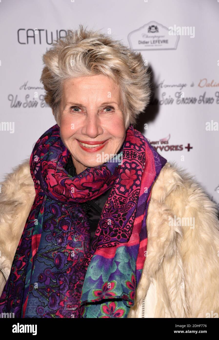 Daniele Gilbert attending Tribute to Dalida at the "Nouvelle Eve" in ...