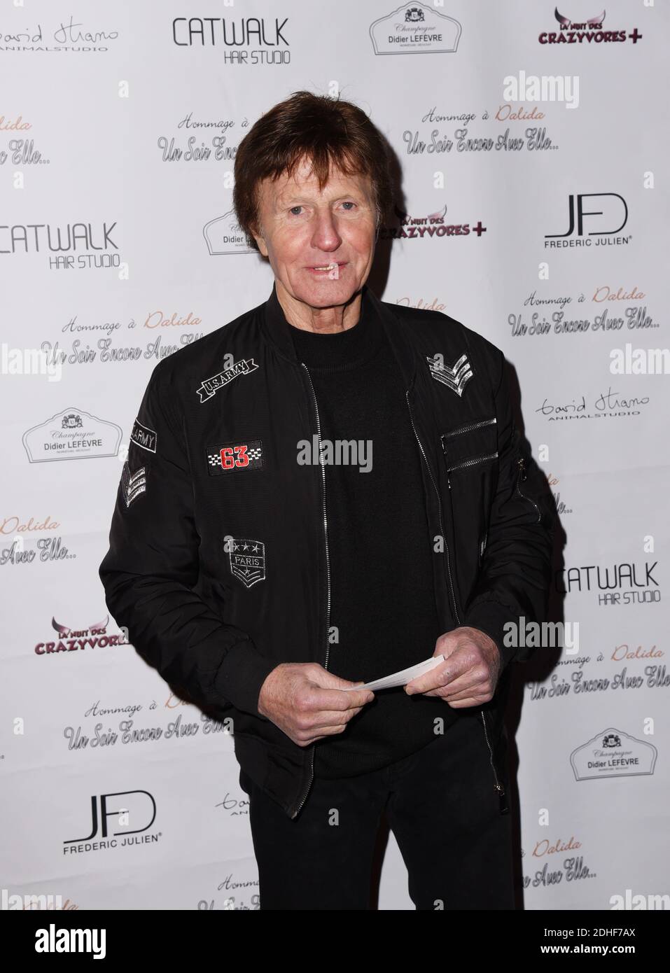 Michel Orso attending Tribute to Dalida at the "Nouvelle Eve" in Paris ...