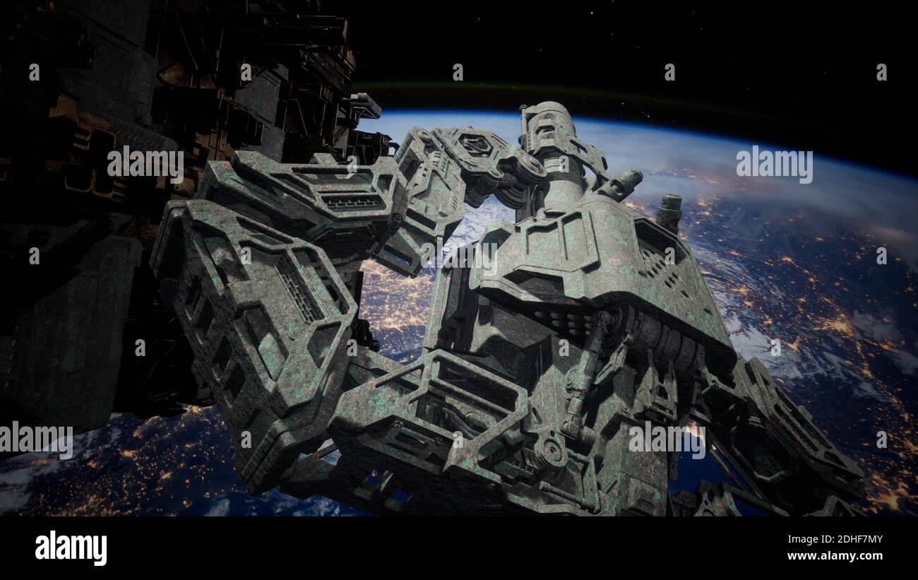 Alien Spaceship Armada Nearing Earth Stock Photo - Alamy