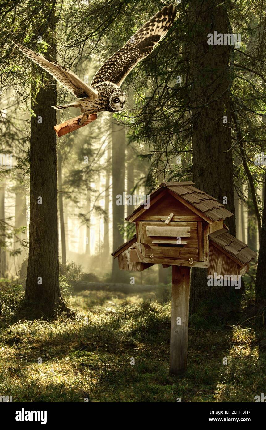 Postman waving hi-res stock photography and images - Alamy