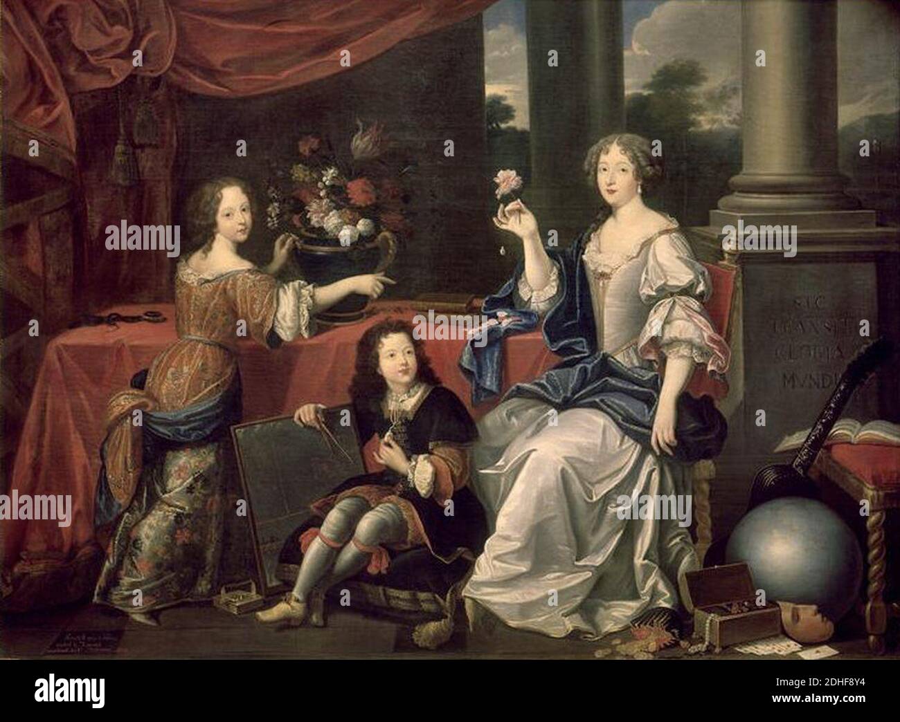 La duchesse de la Vallière et ses enfants Stock Photo - Alamy