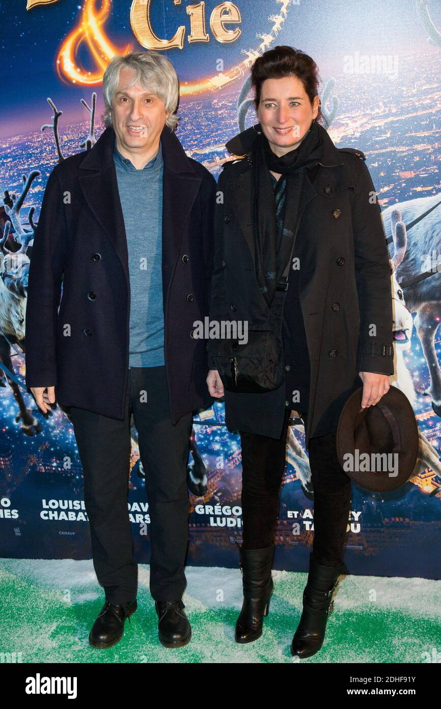 Producers Alain Goldman and Sidonie Dumas arriving at 'Santa & Cie ...