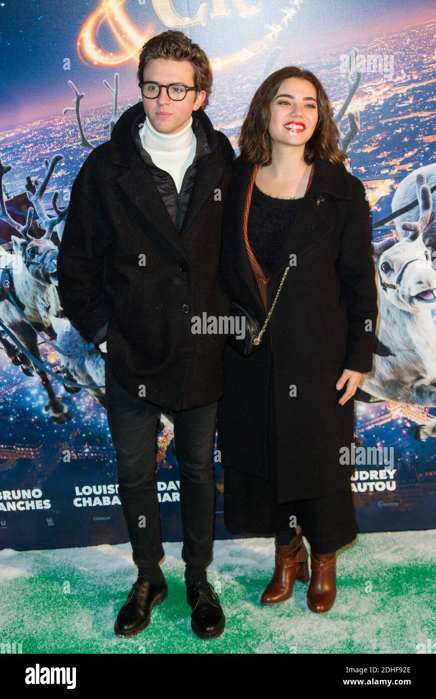 Thomas Soliveres and girlfriend Nassima Benchicou arriving at 'Santa ...