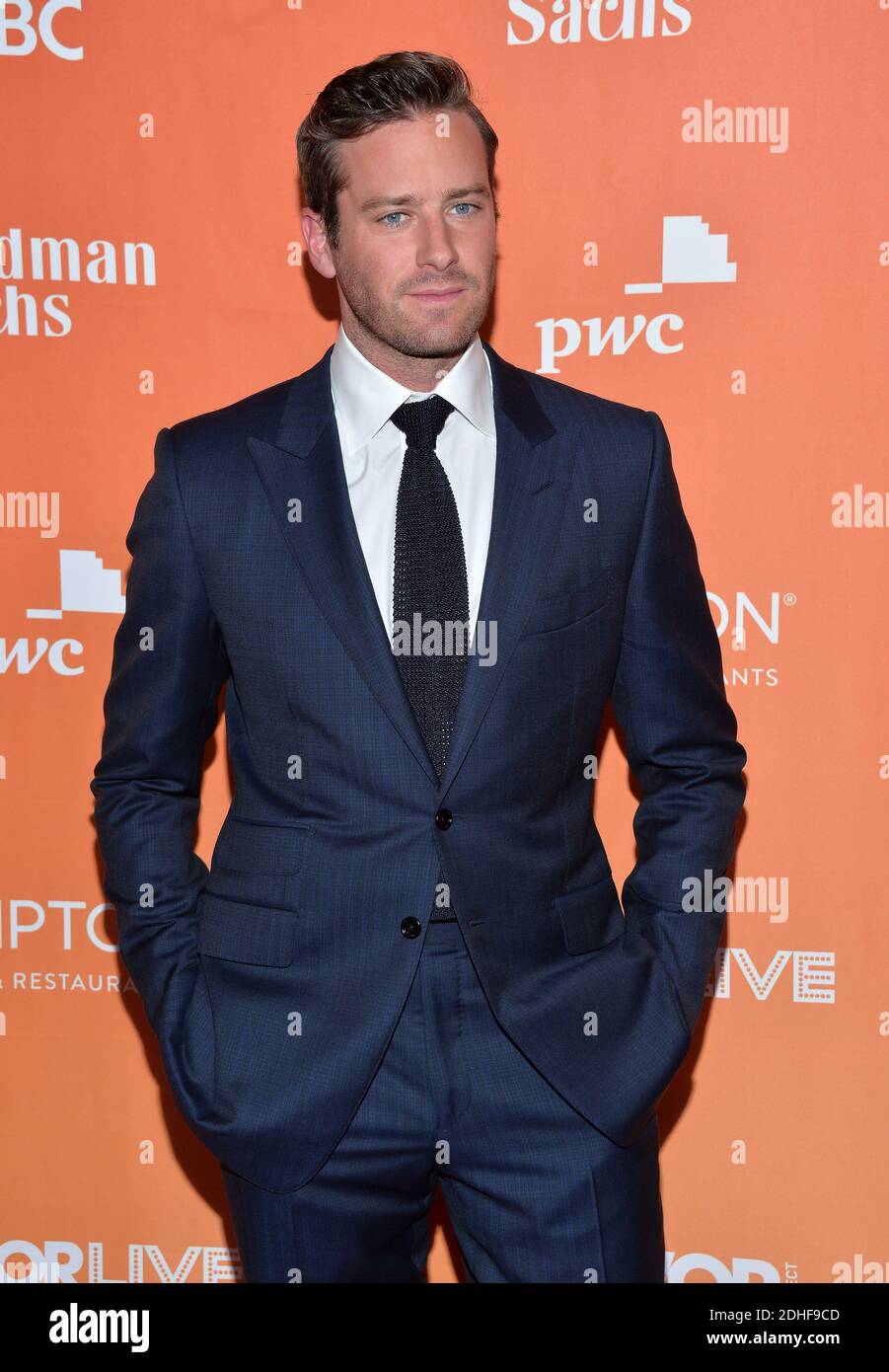 Armie Hammer attends the Trevor Project's 2017 TrevorLIVE LA Gala at ...