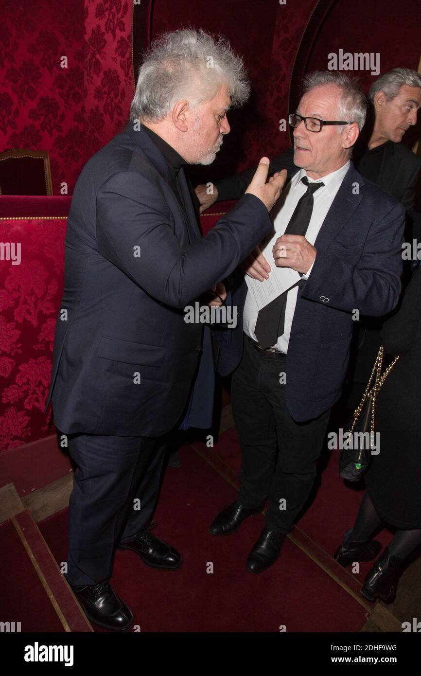 Pedro Almodovar and Thierry Fremaux attends the Tribute to Actress ...