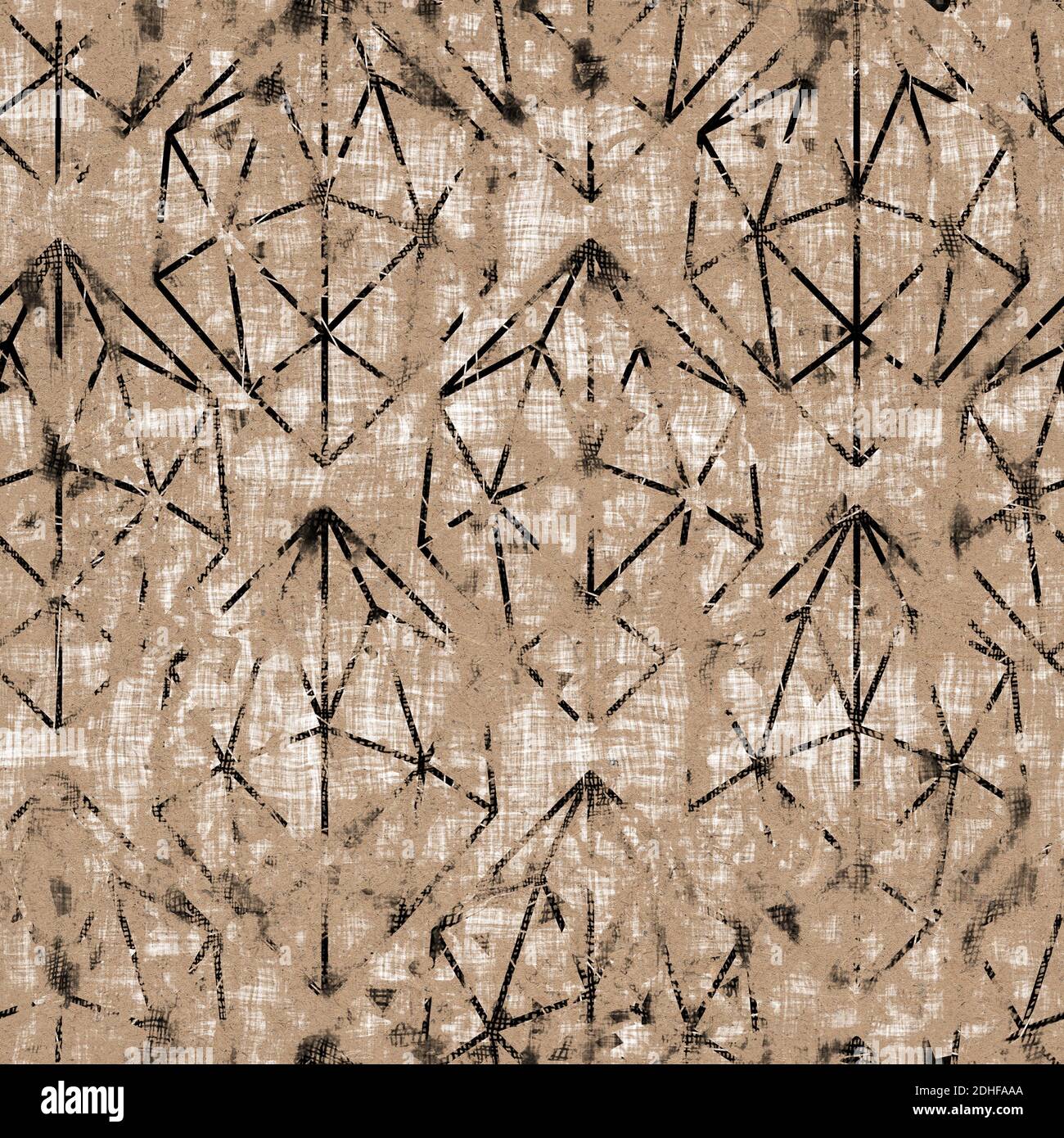 Seamless geometric pattern on cardboard for print Stock Photo - Alamy