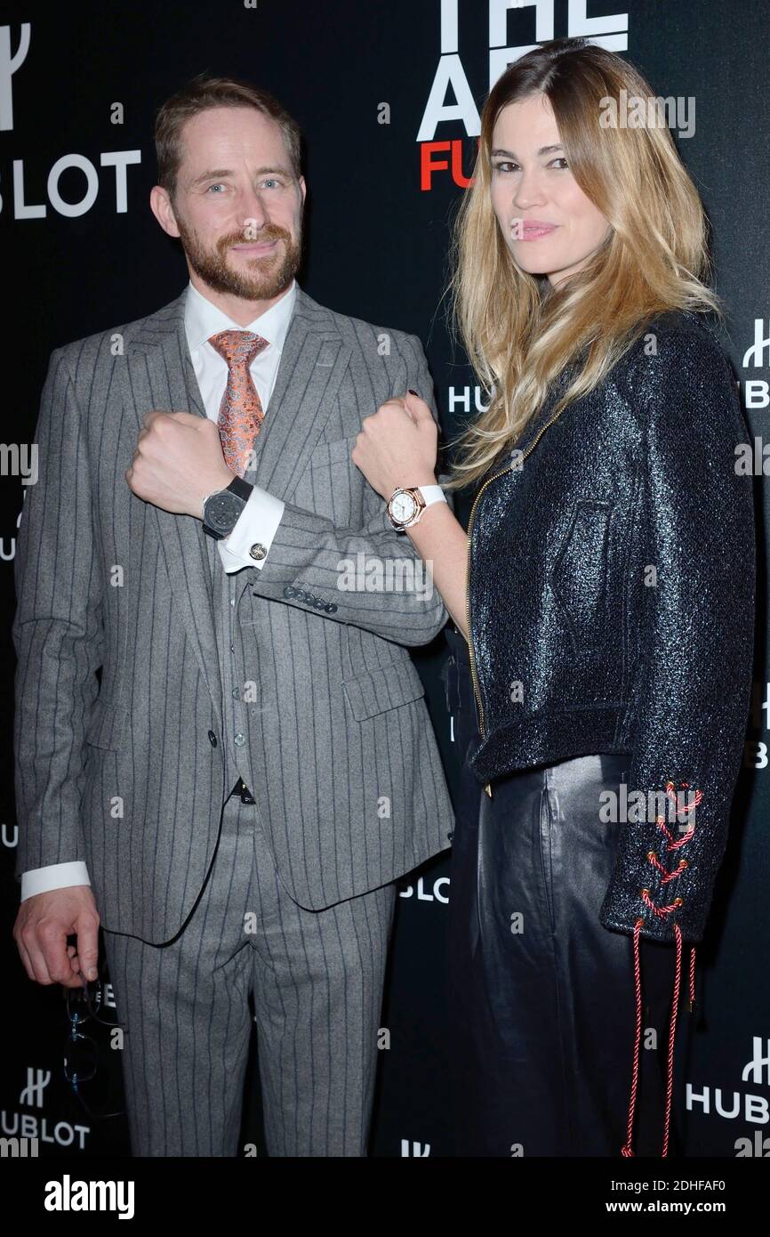 Philippe Besson and Lorena Vergani attending the Hublot and Berluti ...
