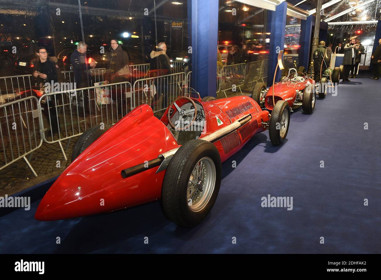 Legendary Alfetta 158 car is presented during the FIA Hall of Fame ...