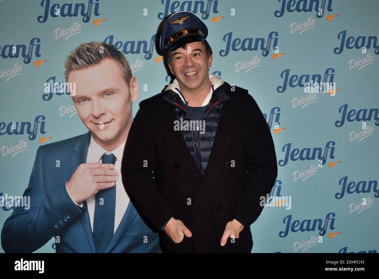 Stephane Plaza assiste a la generale du spectacle de Jeanfi Janssens a ...