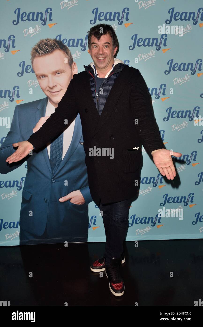 Stephane Plaza assiste a la generale du spectacle de Jeanfi Janssens a ...