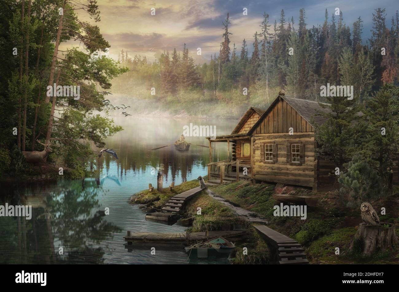 Fantasy Cabin High Resolution Stock Photography and Images - Alamy