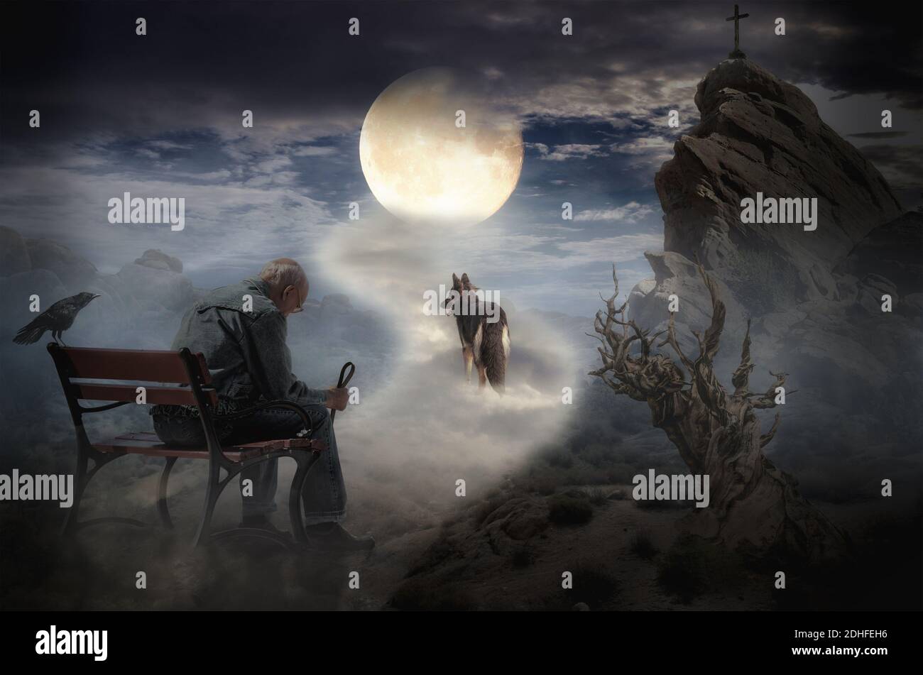 Sad moon hi-res stock photography and images - Alamy
