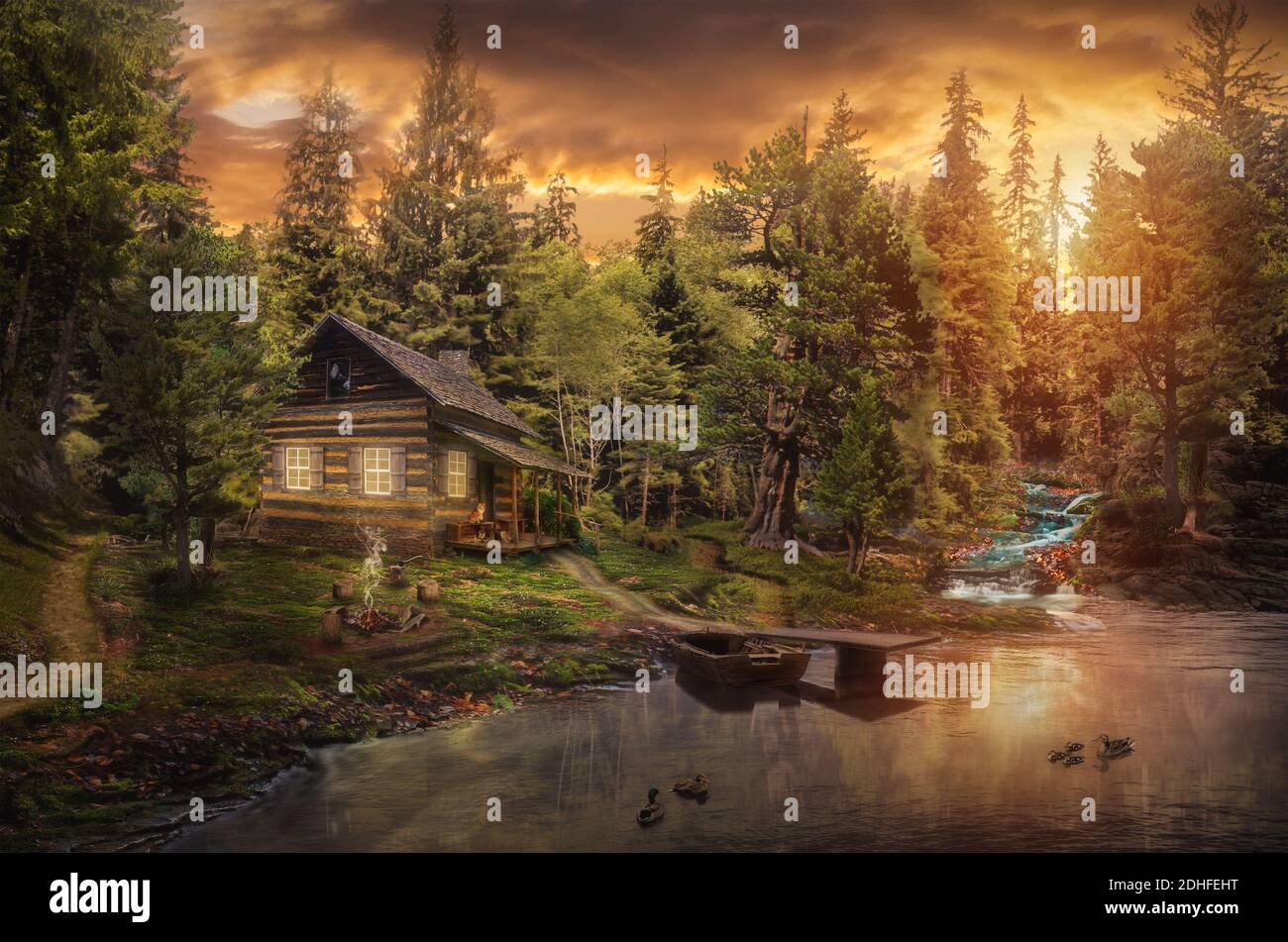 Fantasy cabin hi-res stock photography and images - Alamy