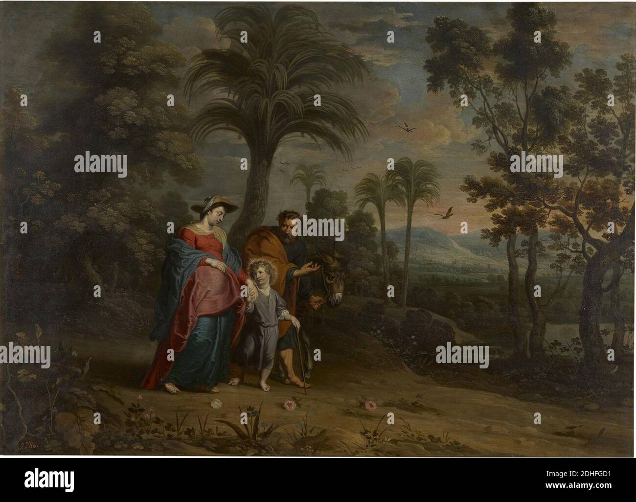 La huida a Egipto Stock Photo - Alamy