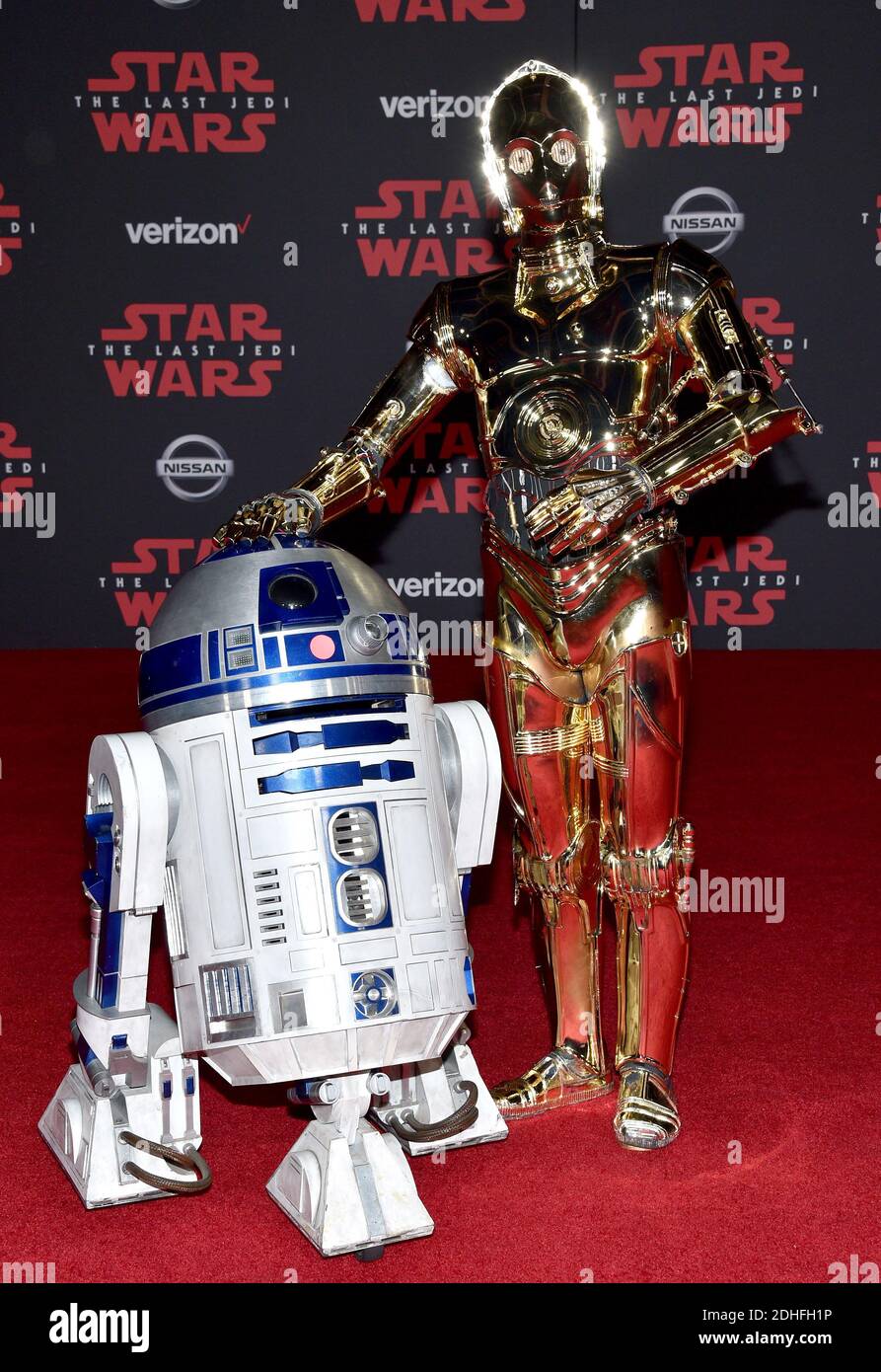 R2-D2, C-3PO attend the world premiere of Disney Pictures and Lucasfilm ...