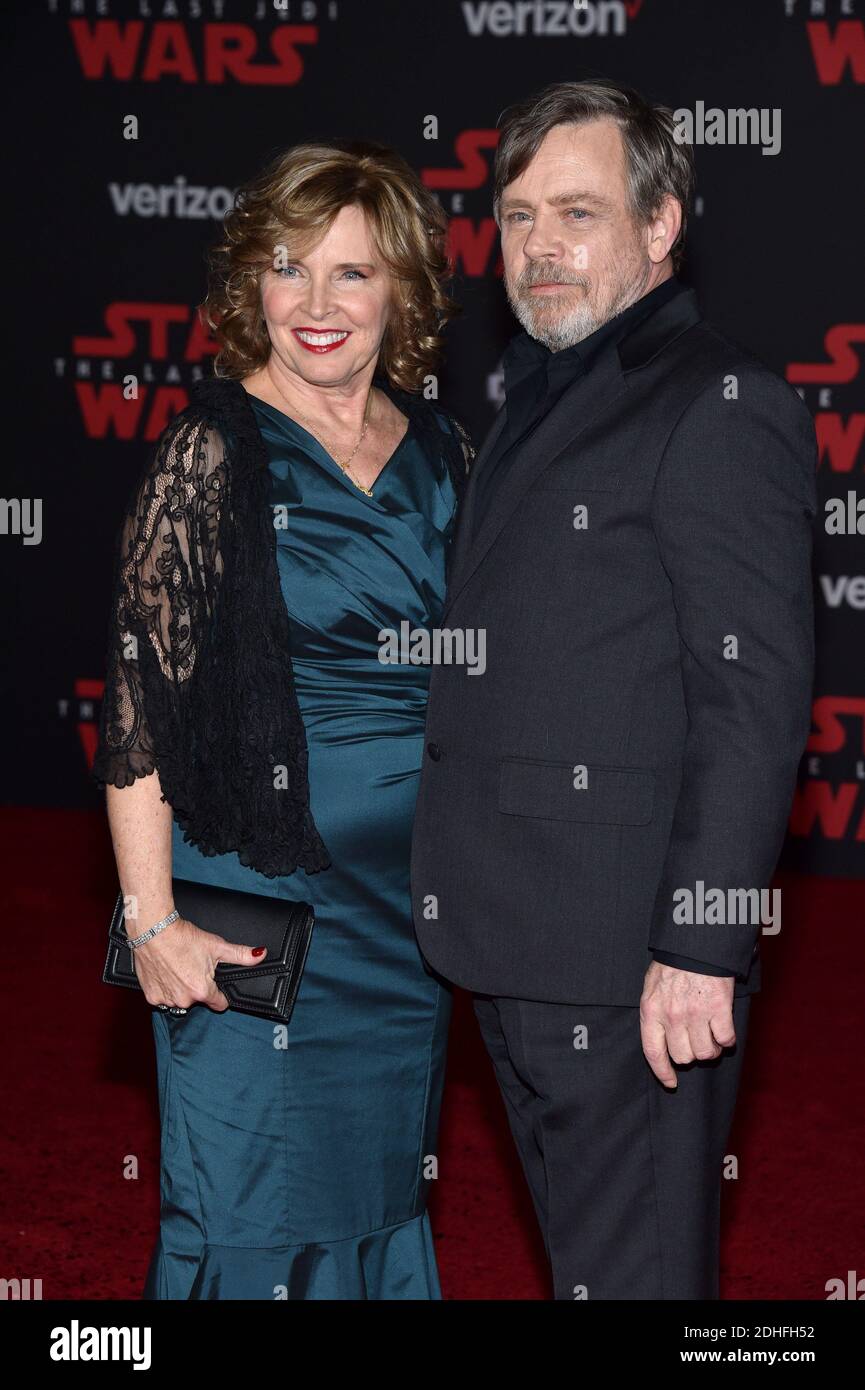 Mark Hamill, Marilou Hamill attend the world premiere of Disney ...