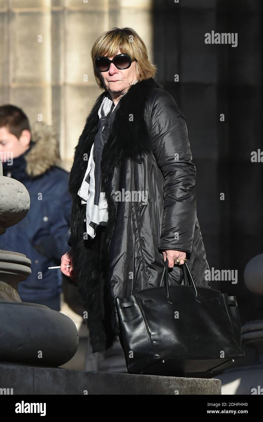 Michele Marchand as Mimi arriving at the funeral ceremony organized in ...