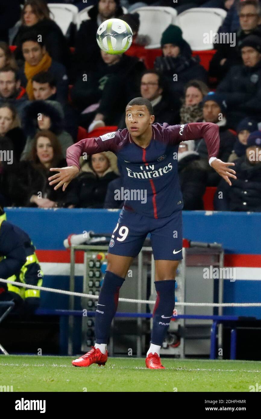 PSG's Kylian Mbappe during the French Ligue 1 Paris Saint-Germain (PSG ...