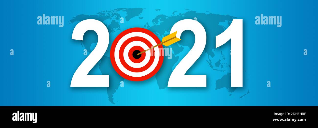 Creative design concept for the new year festival. 3D illustration ...