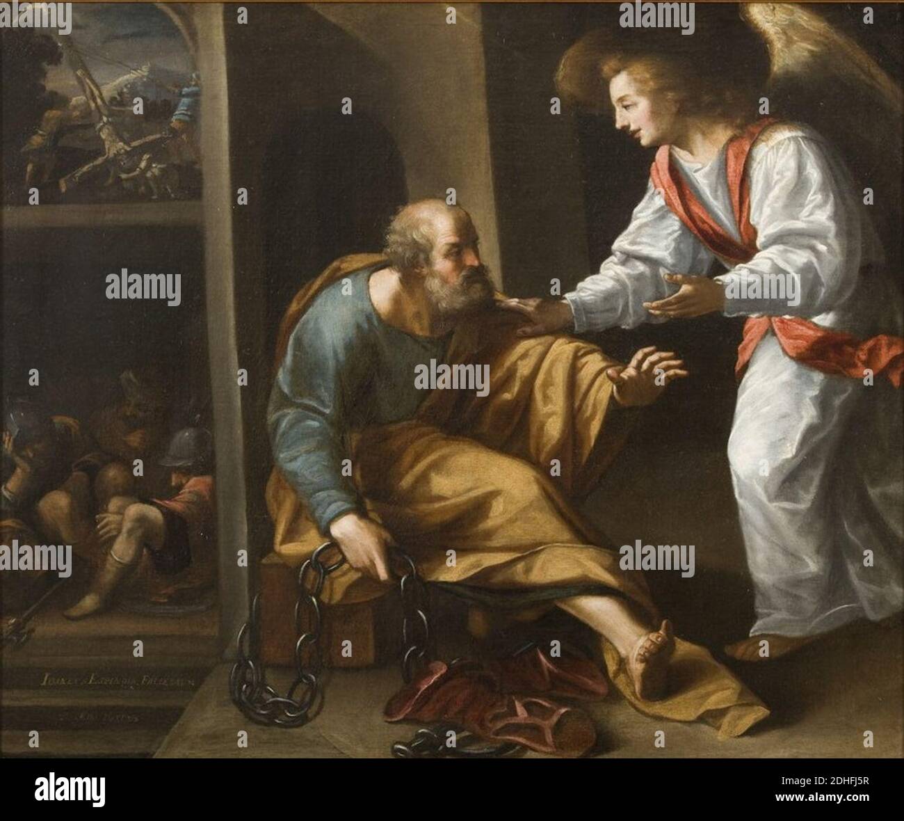 La liberación de San Pedro Stock Photo - Alamy