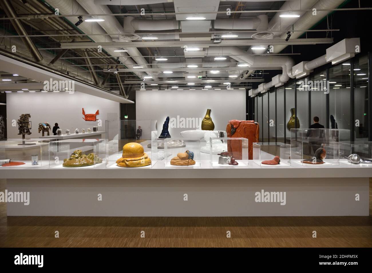 Retrospective du sculpteur Cesar au Centre Pompidou a Paris, France, le ...