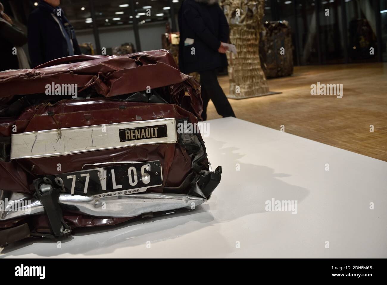 Retrospective du sculpteur Cesar au Centre Pompidou a Paris, France, le ...