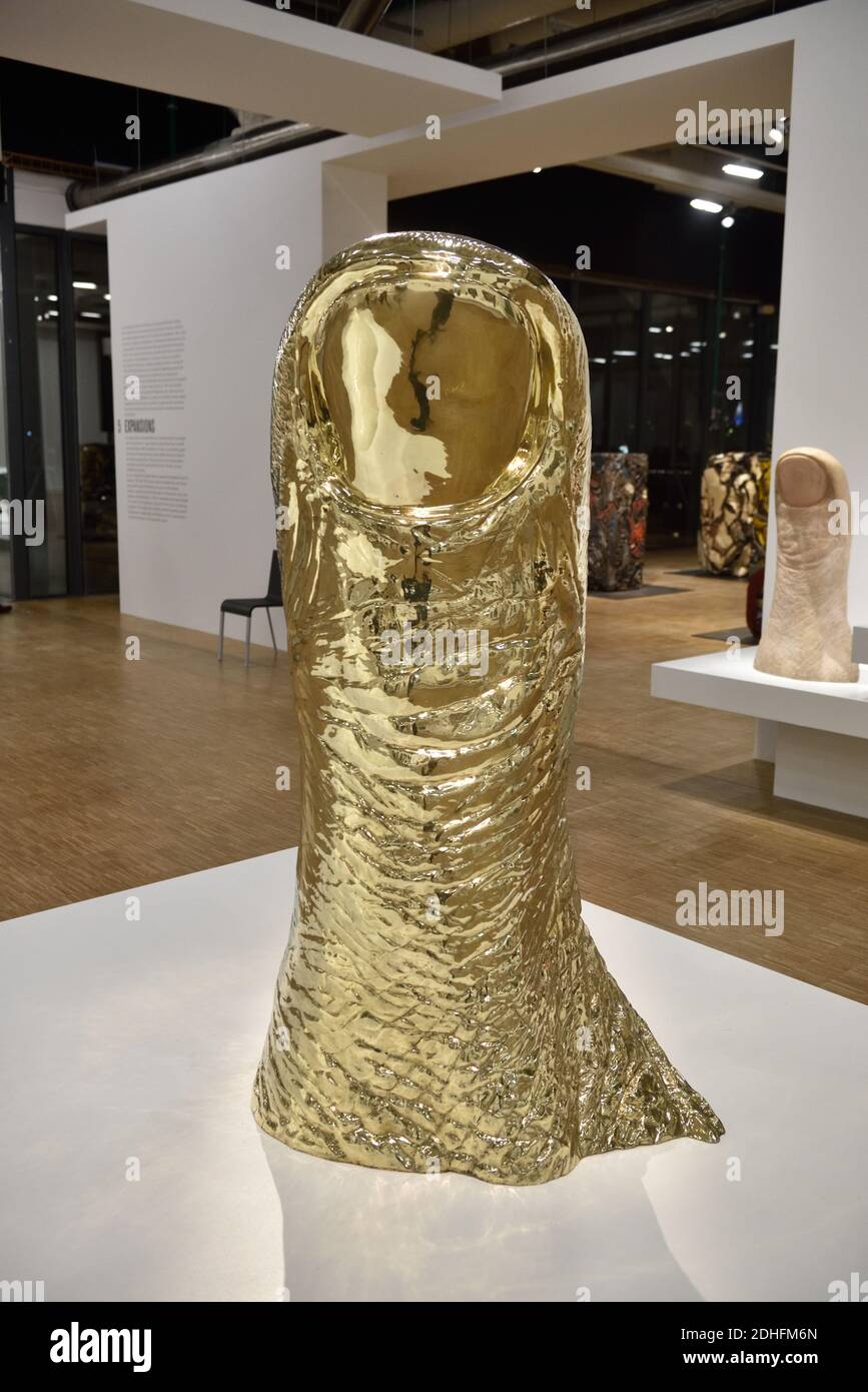 Retrospective du sculpteur Cesar au Centre Pompidou a Paris, France, le ...