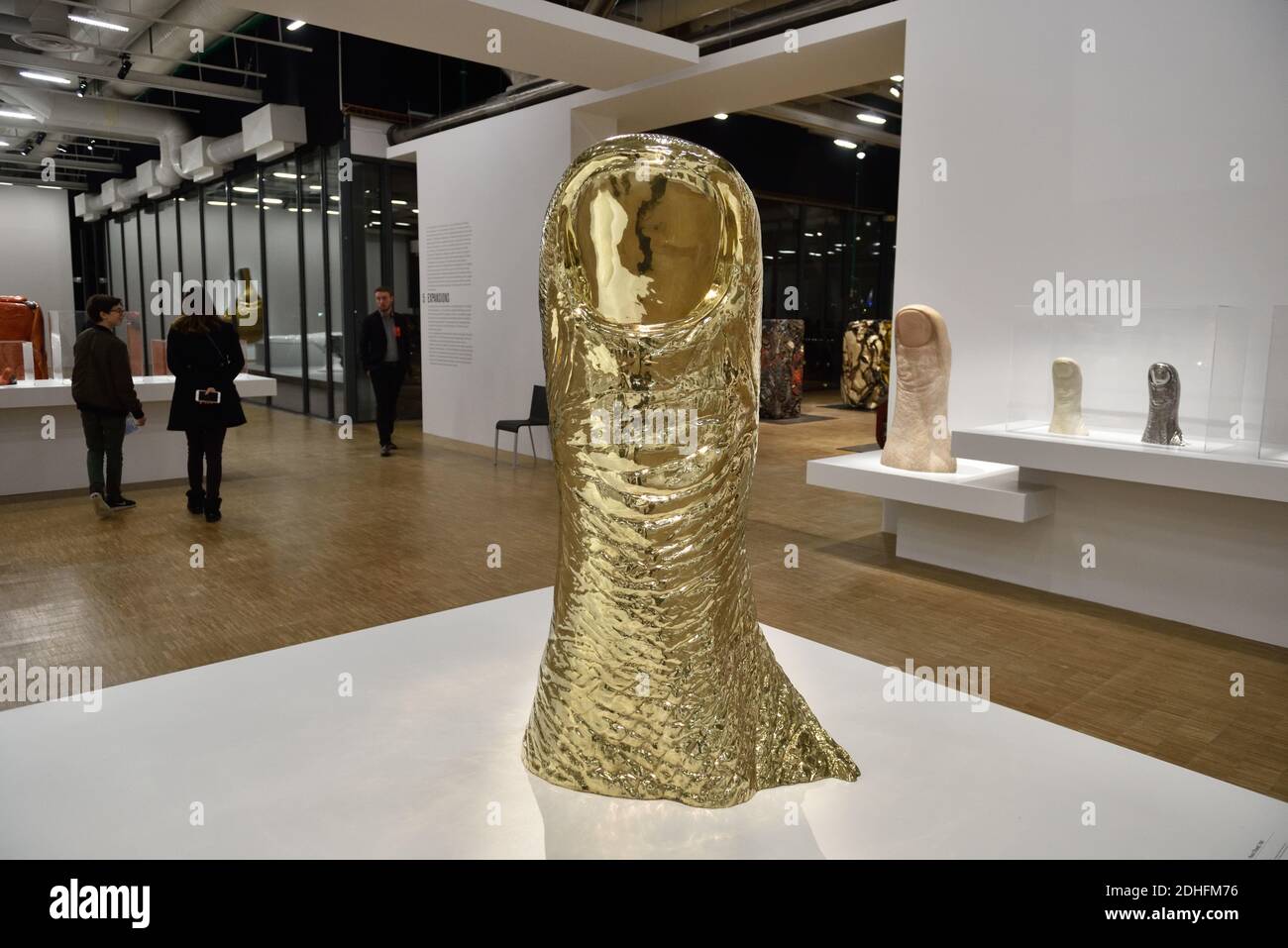 Retrospective du sculpteur Cesar au Centre Pompidou a Paris, France, le ...