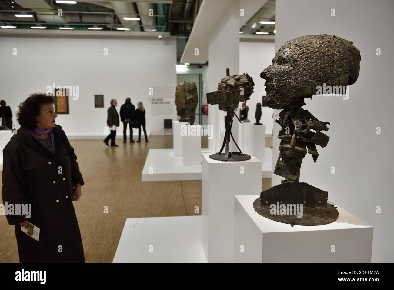 Retrospective du sculpteur Cesar au Centre Pompidou a Paris, France, le ...