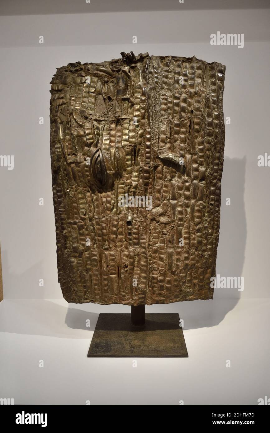 Retrospective du sculpteur Cesar au Centre Pompidou a Paris, France, le ...