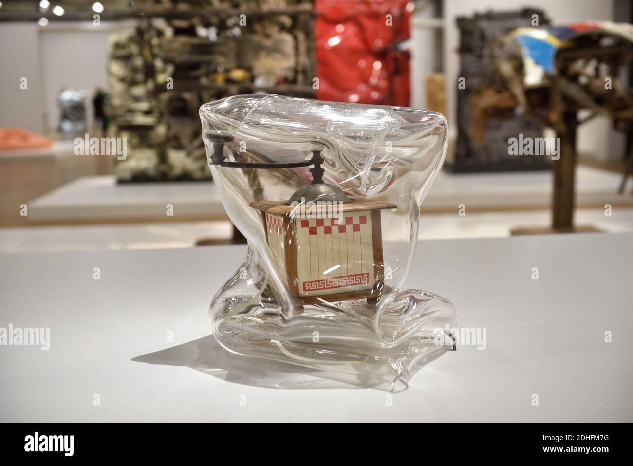 Retrospective du sculpteur Cesar au Centre Pompidou a Paris, France, le ...