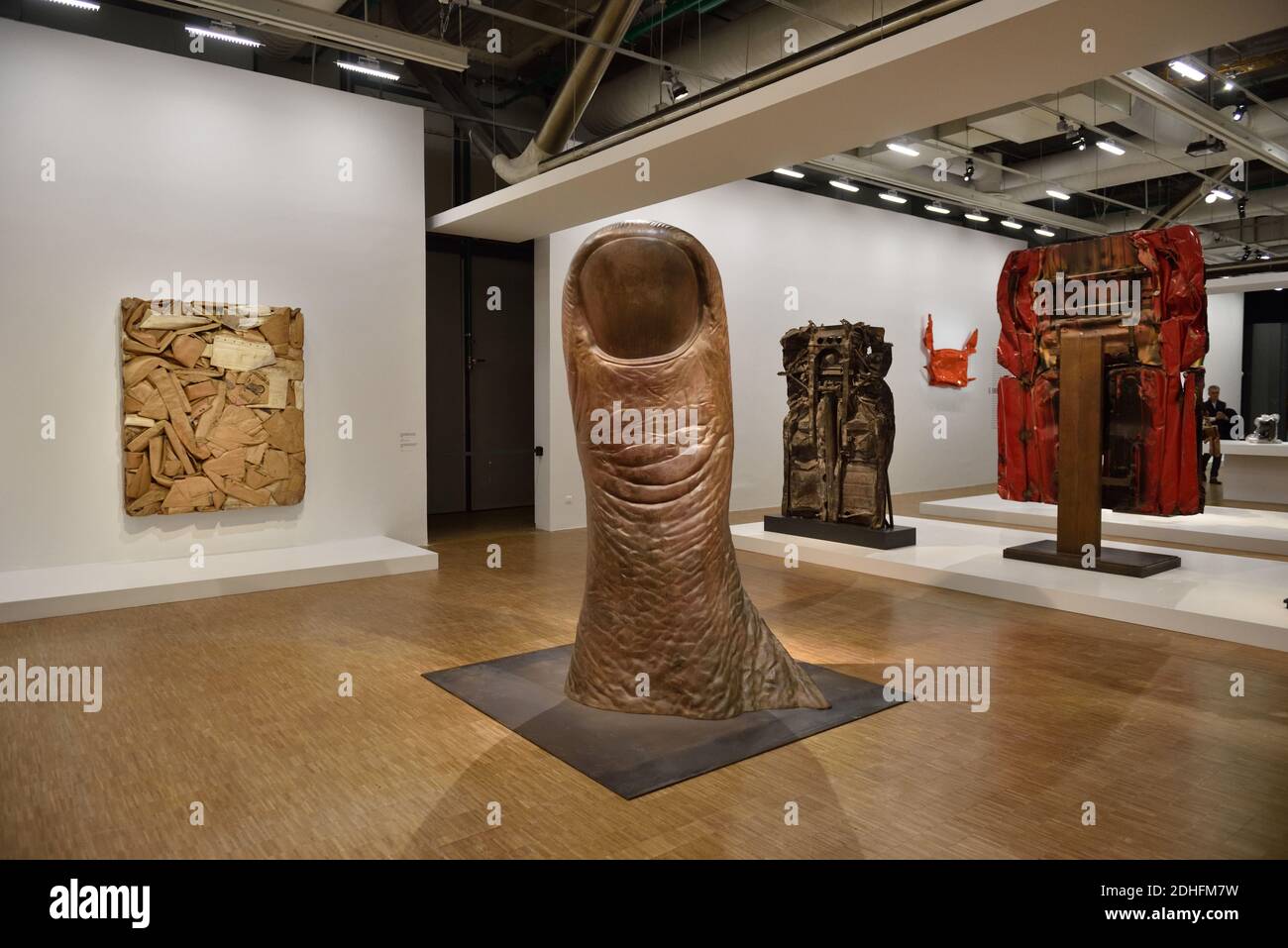 Retrospective du sculpteur Cesar au Centre Pompidou a Paris, France, le ...