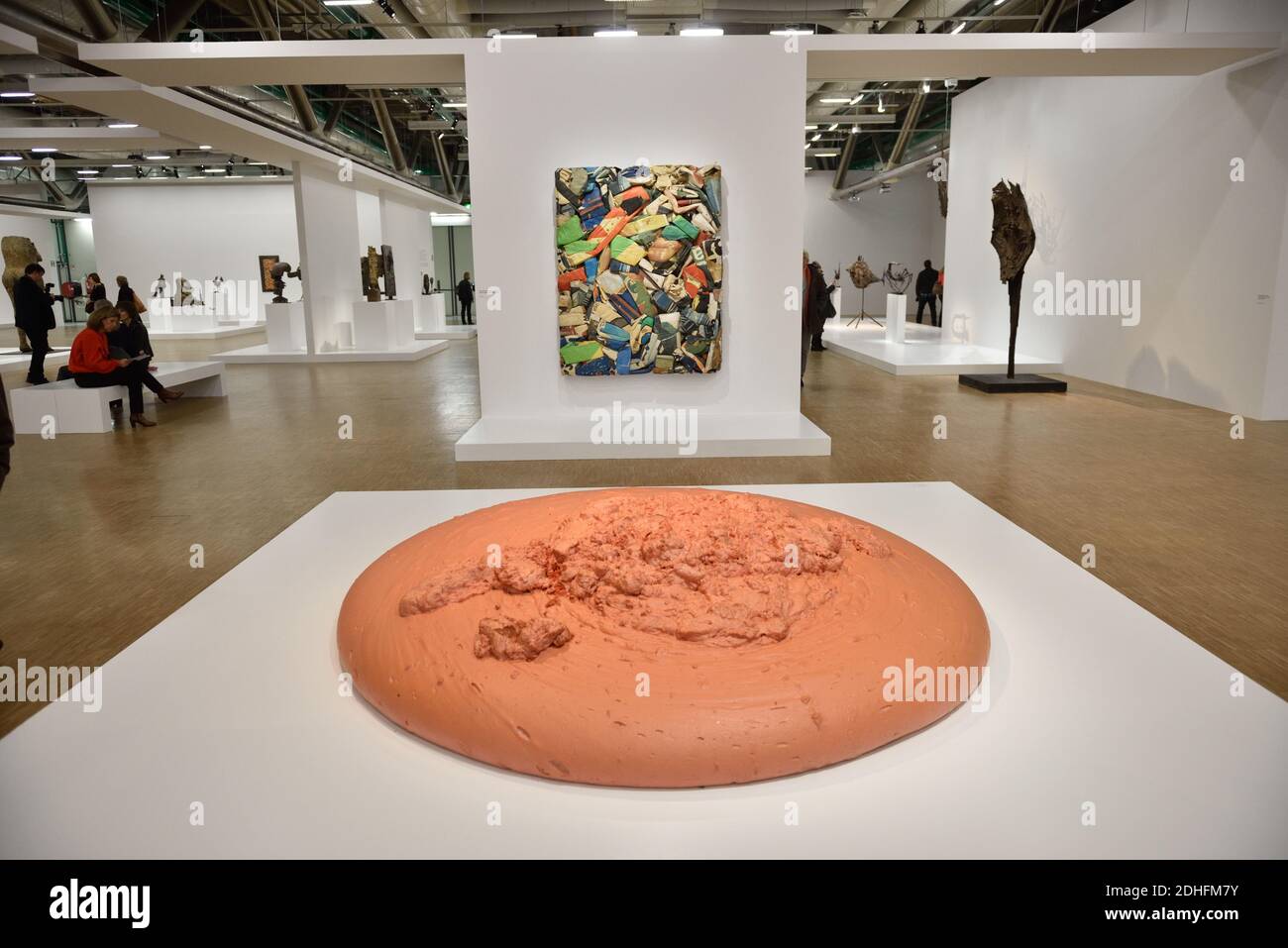 Retrospective du sculpteur Cesar au Centre Pompidou a Paris, France, le ...
