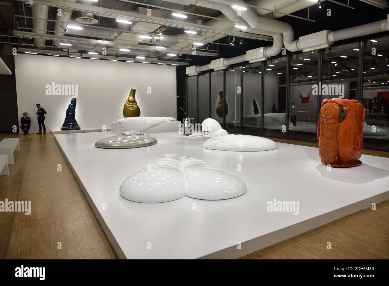 Retrospective du sculpteur Cesar au Centre Pompidou a Paris, France, le ...