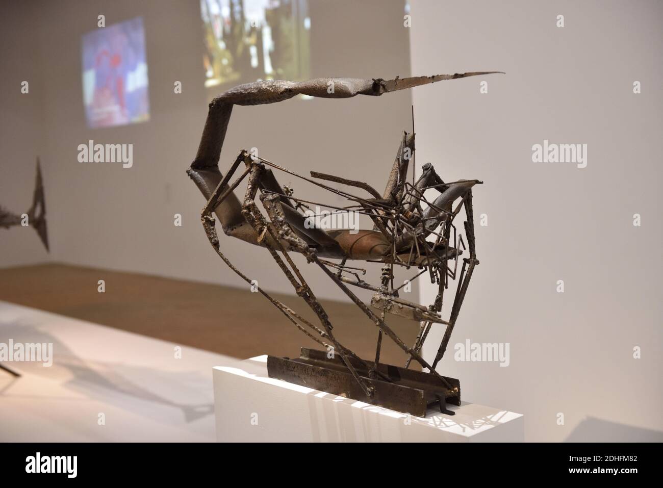 Retrospective du sculpteur Cesar au Centre Pompidou a Paris, France, le ...