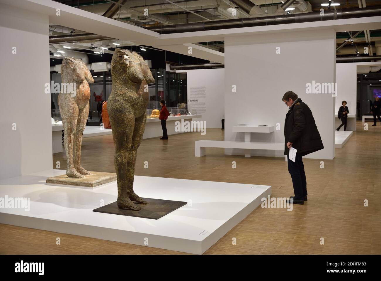 Retrospective du sculpteur Cesar au Centre Pompidou a Paris, France, le ...