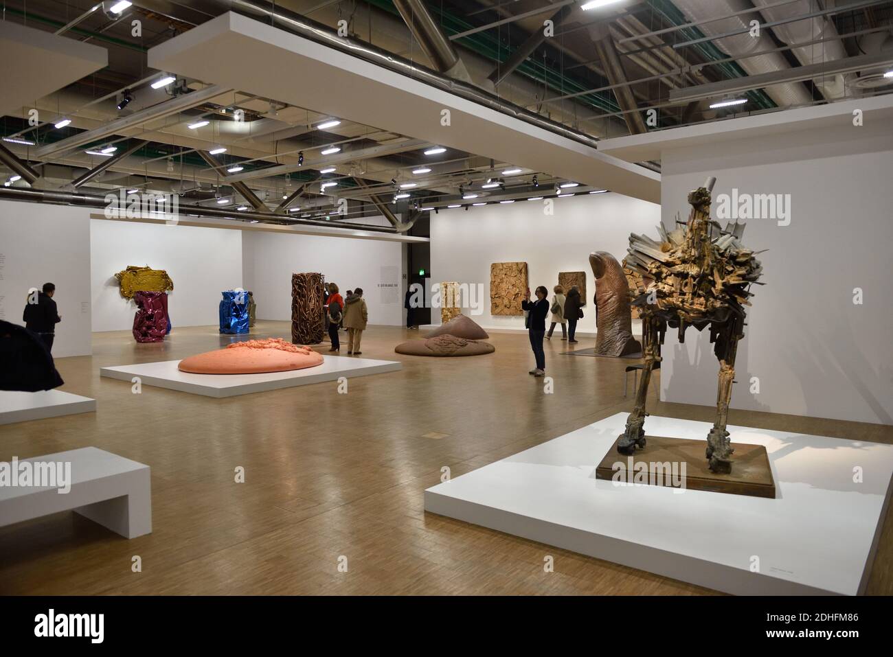 Retrospective du sculpteur Cesar au Centre Pompidou a Paris, France, le ...