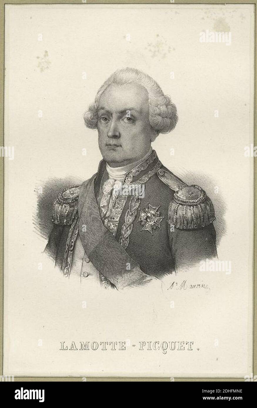 La Motte Picquet portrait Stock Photo - Alamy