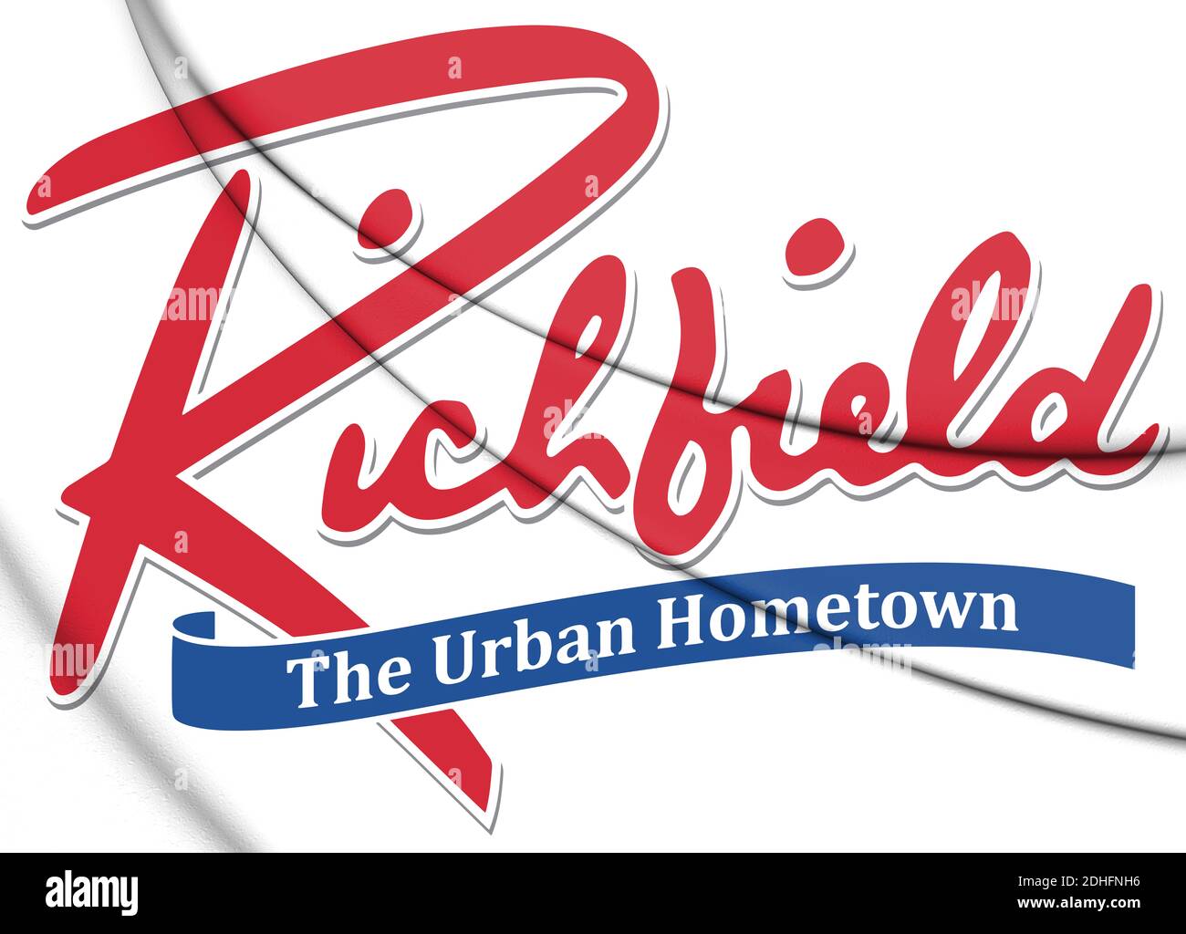 3D Emblem of Richfield (Minnesota), USA. 3D Illustration Stock Photo ...