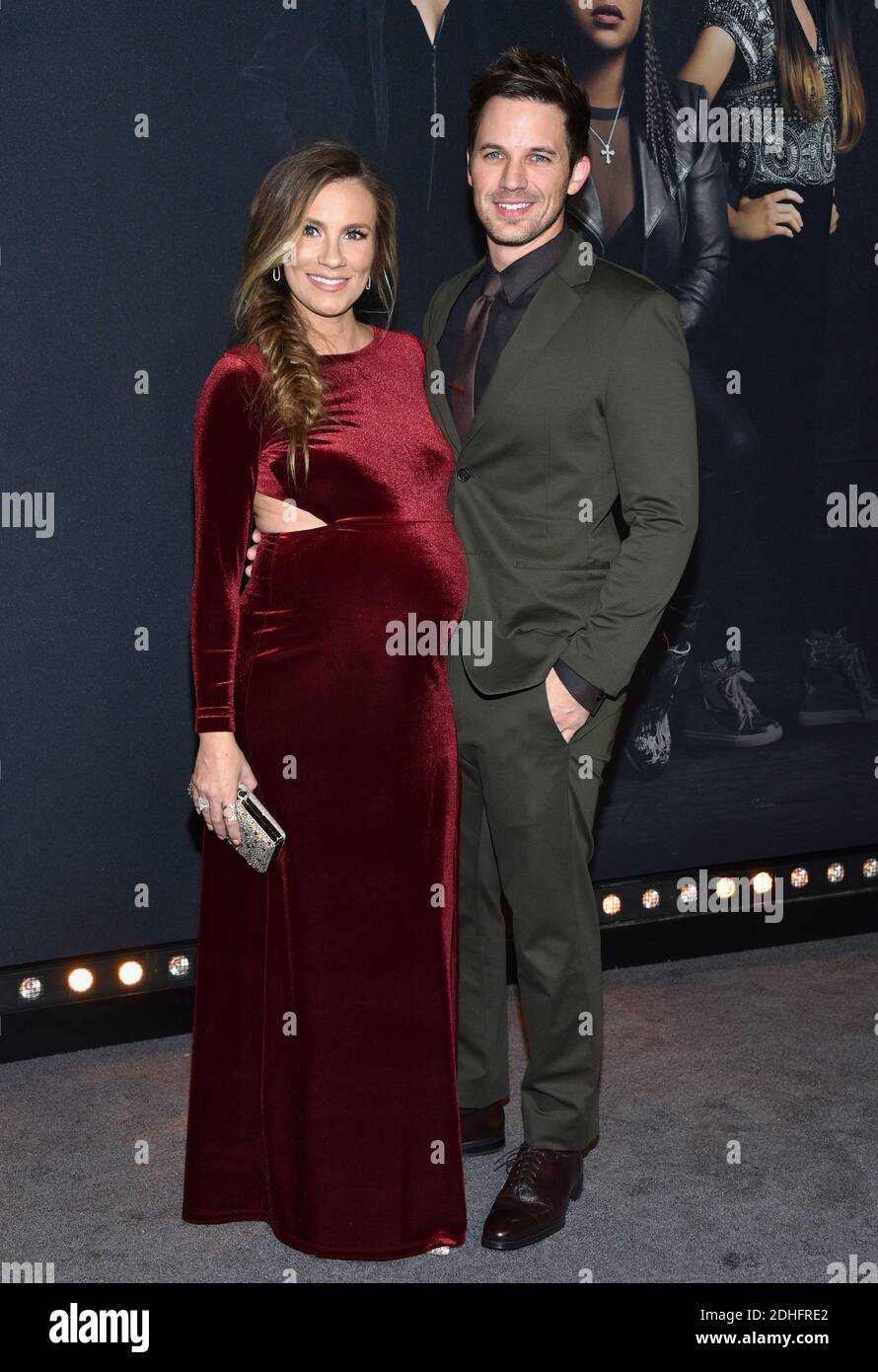 Angela Stacy and Matt Lanter attend the premiere of Universal Pictures ...