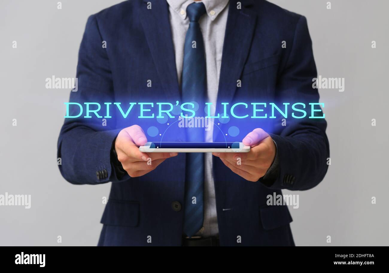 Digital driving licence hi-res stock photography and images - Alamy