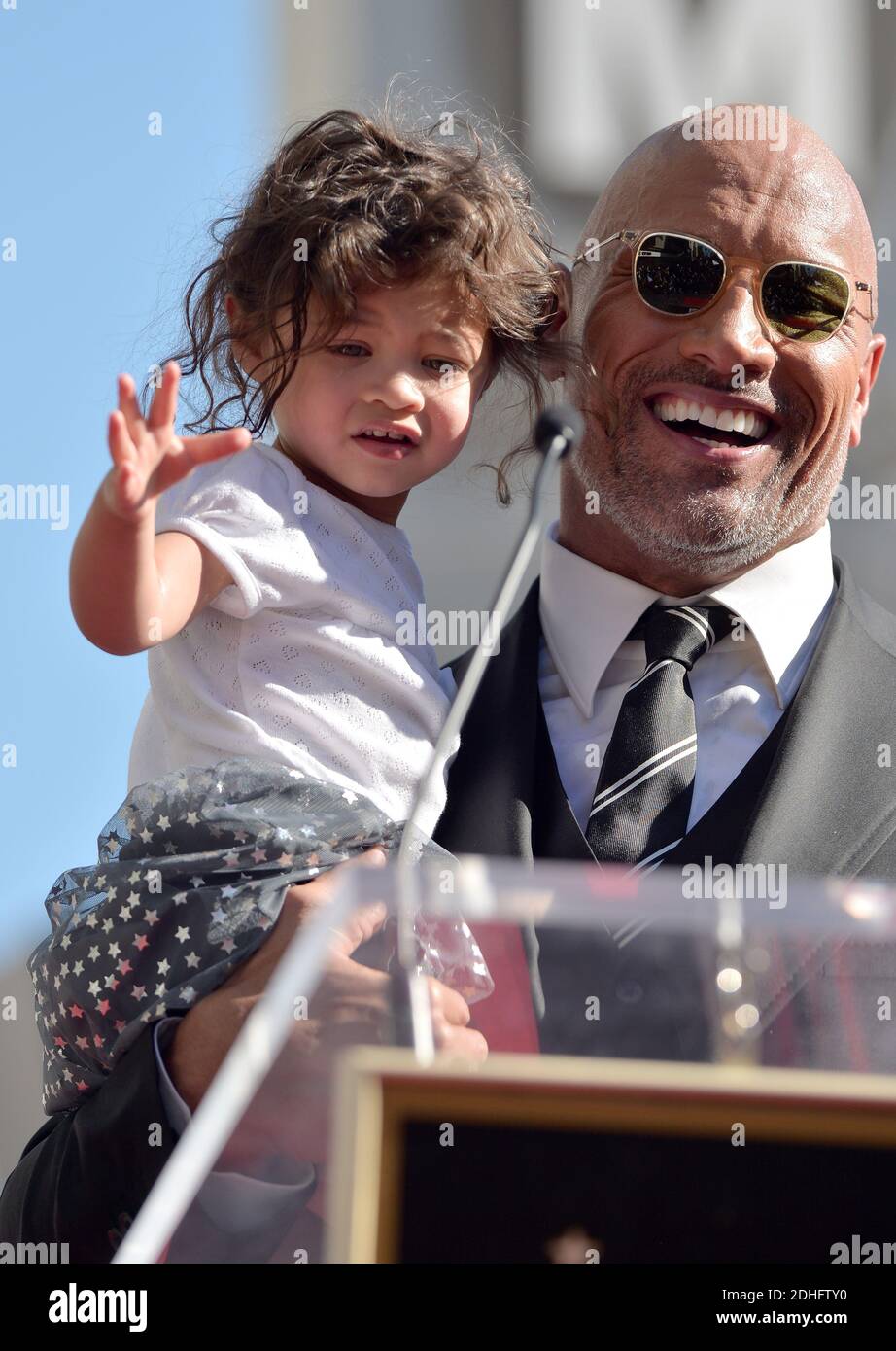 Jasmine Johnson attends the ceremony honoring her father Dwayne Johnson ...
