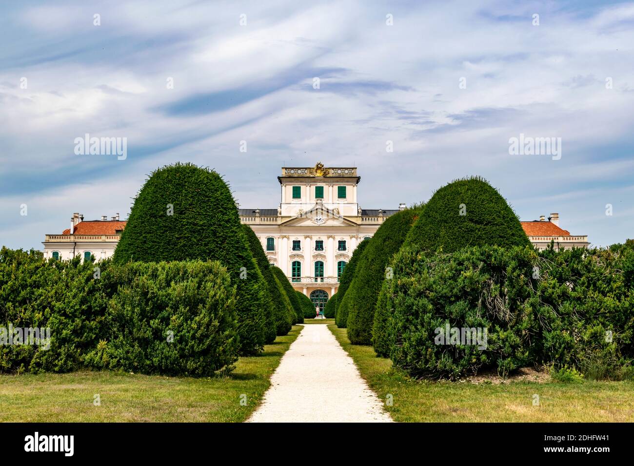 The Eszterhazy Castle in Fertod, Hungary Stock Photo - Alamy
