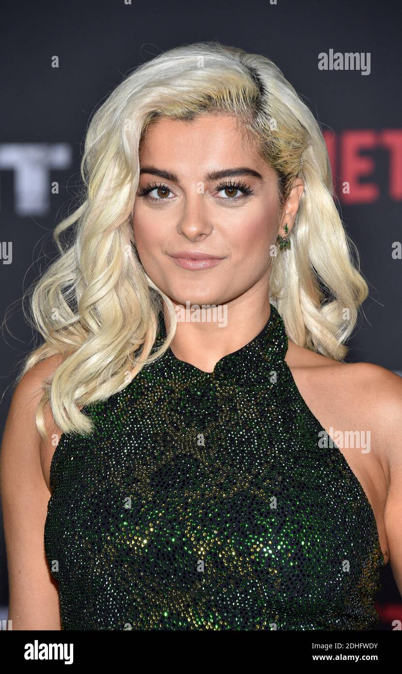 Bebe Rexha attends the Premiere of Netflix's 'Bright' at Regency ...