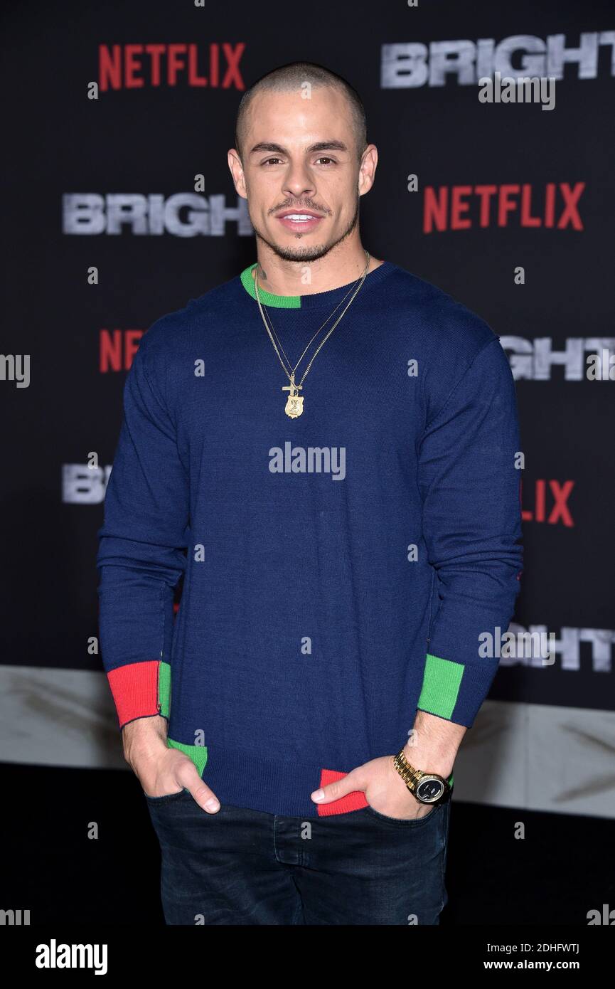 Casper Smart attends the Premiere of Netflix's 'Bright' at Regency ...