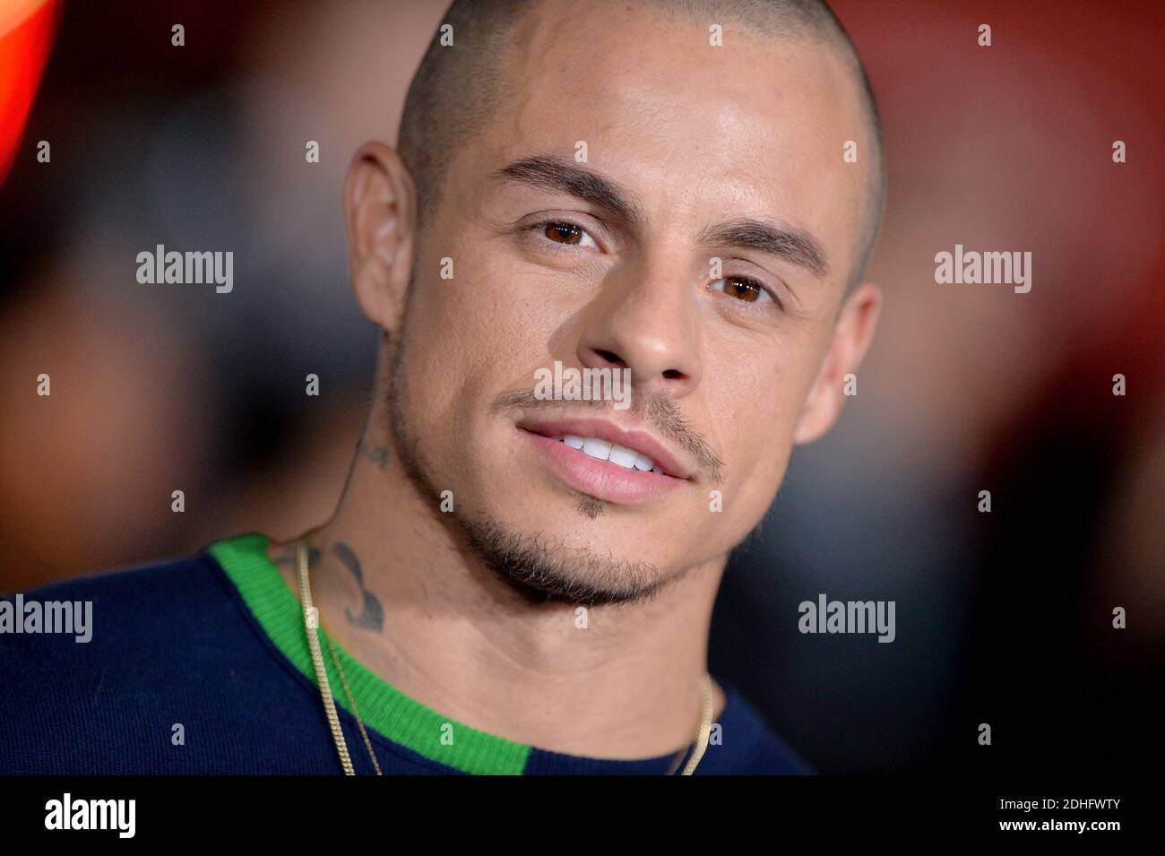 Casper Smart attends the Premiere of Netflix's 'Bright' at Regency ...