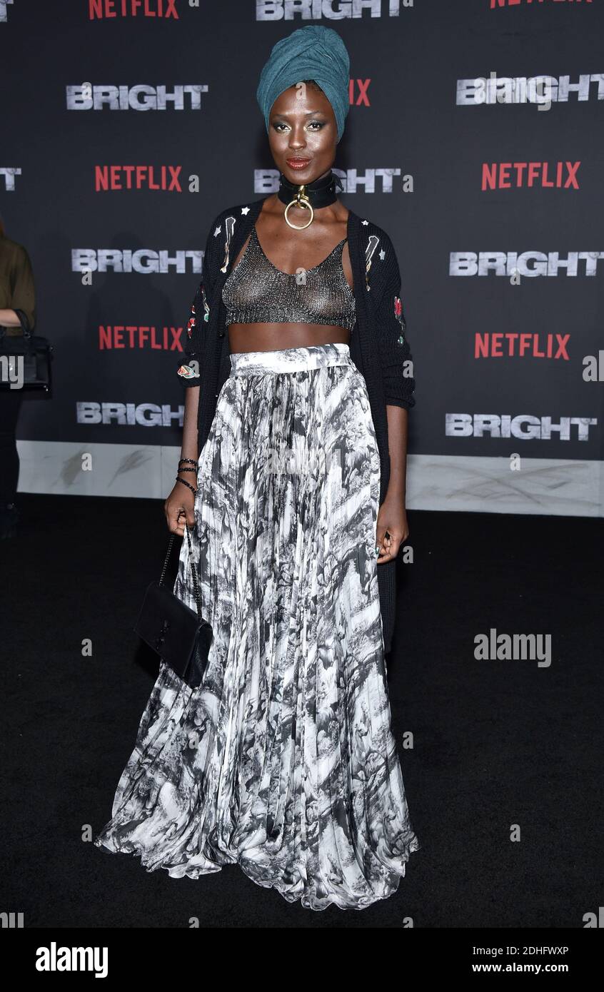 Jodie Turner-Smith attends the Premiere of Netflix's 'Bright' at ...